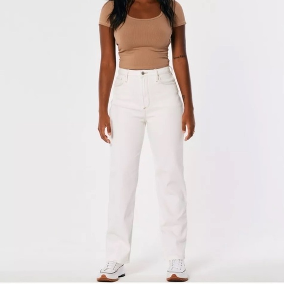 Hollister | Jeans | New Hollister Curvy Ultra High Rise Dad Jean Size ...